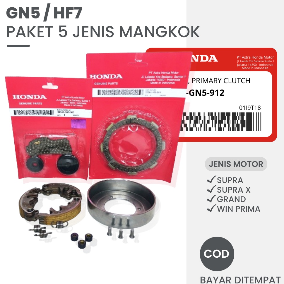 Jual SALEE GN5 HF7 BONUS KARET GANDA PAKET SUPRA X LAMA 4 JENIS RUMAH ...