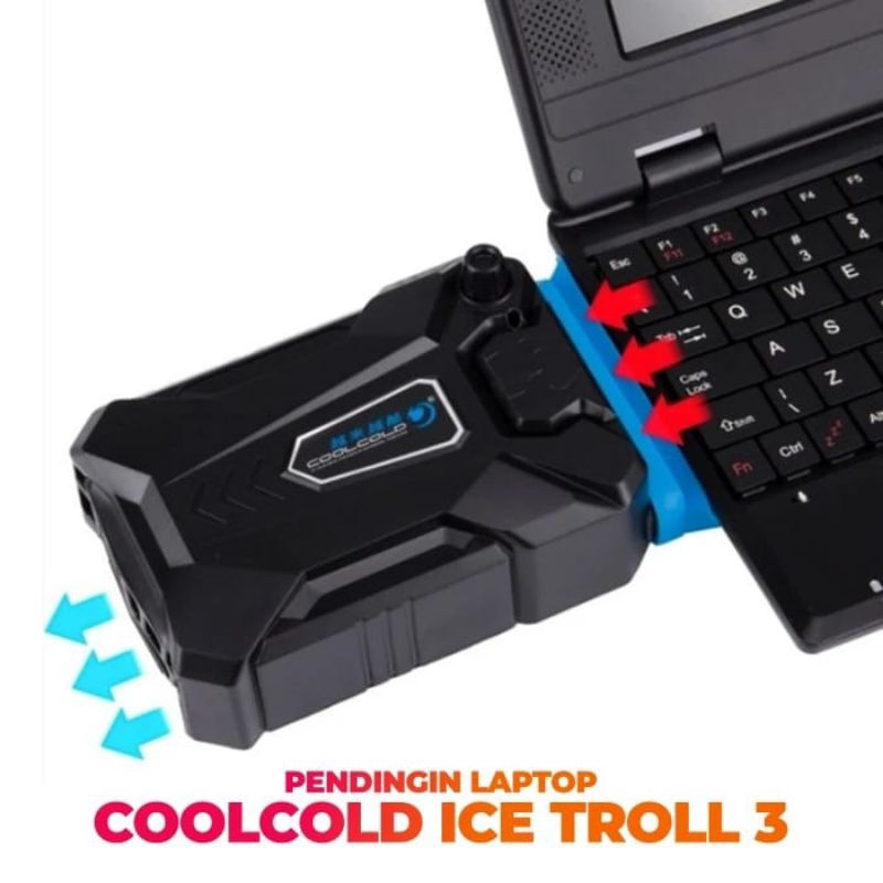 Jual Pendingin Laptop Vacuum Cooler Fan Ice Troll III | Shopee Indonesia