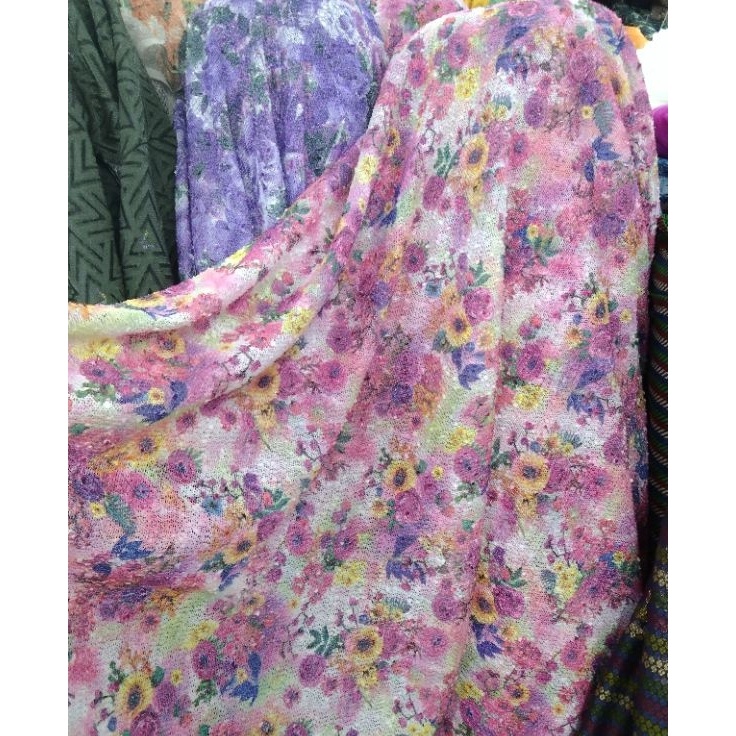 Jual XC26619 KAIN RAJUT PREMIUM GRADASI WARNA | Shopee Indonesia