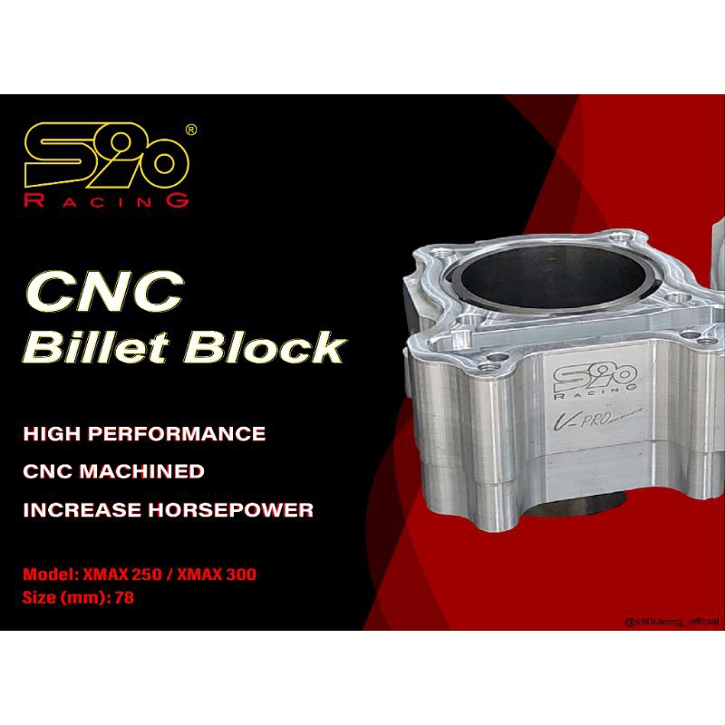 Jual BLOK BLOCK XMAX X-MAX ORIGINAL S90 RACING CNC BILLET BLOCK X-PRO ...