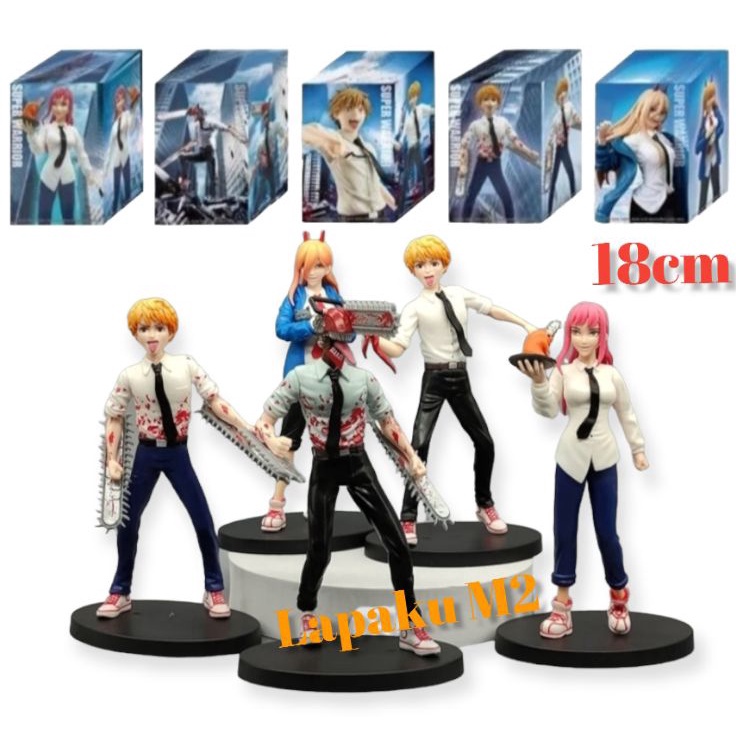 Jual Stok Banyak ACTION FIGURE CHAINSAW MAN DENJI POWER ACTION FIGURE ...