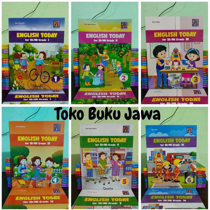 Jual OBRAL Buku SD Bahasa Inggris English Today Kelas 1 2 3 4 5 6 Quadra Kurikulum Merdeka ...