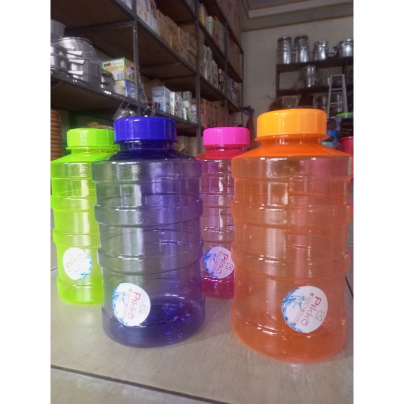 Jual Botol Galon Botol Minum Plastik 1 Liter 1000 ml Warna Warni Pikko ...