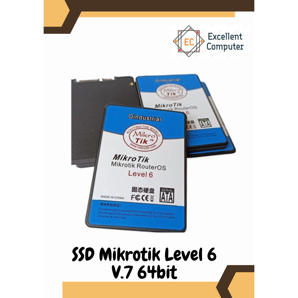 Jual SSD 64gb Mikrotik Level 6 v.7 X86 - X64 Bit [ Legacy / UEFI System ...