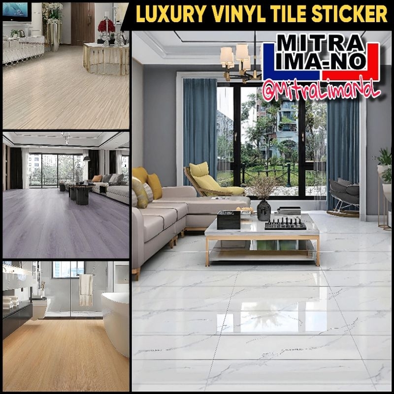 Jual LVT Flooring Sticker Lantai Premium 15,2cm x 91,4cm (Per Pcs ...