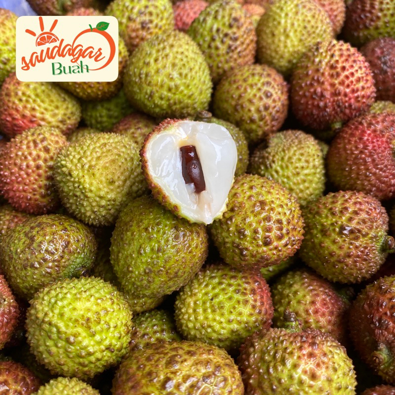 Jual BUAH LYCHEE / LECI HIJAU MADU MANIS 1 BOX | Shopee Indonesia