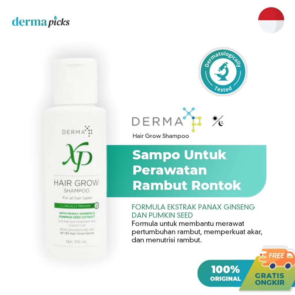 Jual DERMA XP HAIR GROW SHAMPO 100ml | Sampo Rambut Rontok | Shopee ...