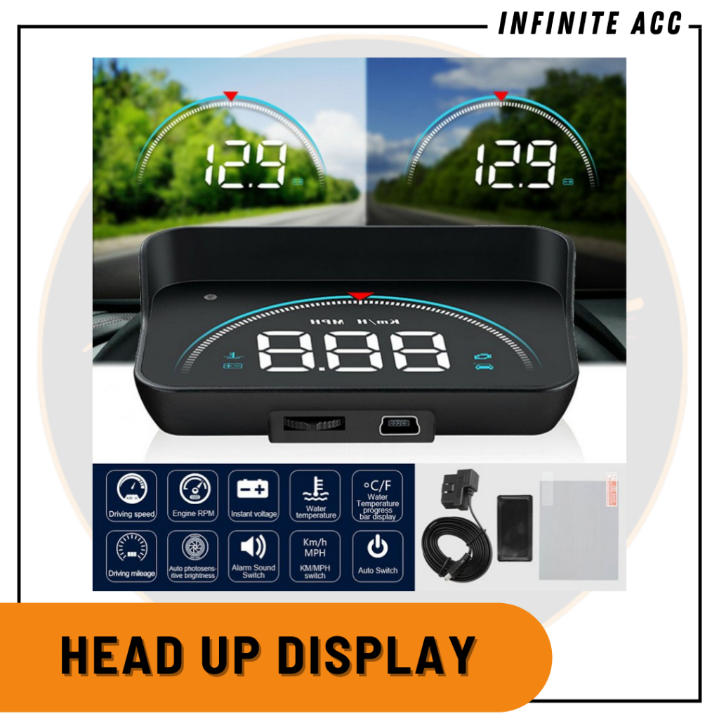 Jual Head up display M8 HUD OBD2 Speed Meter Indicator Mobil Universal ...