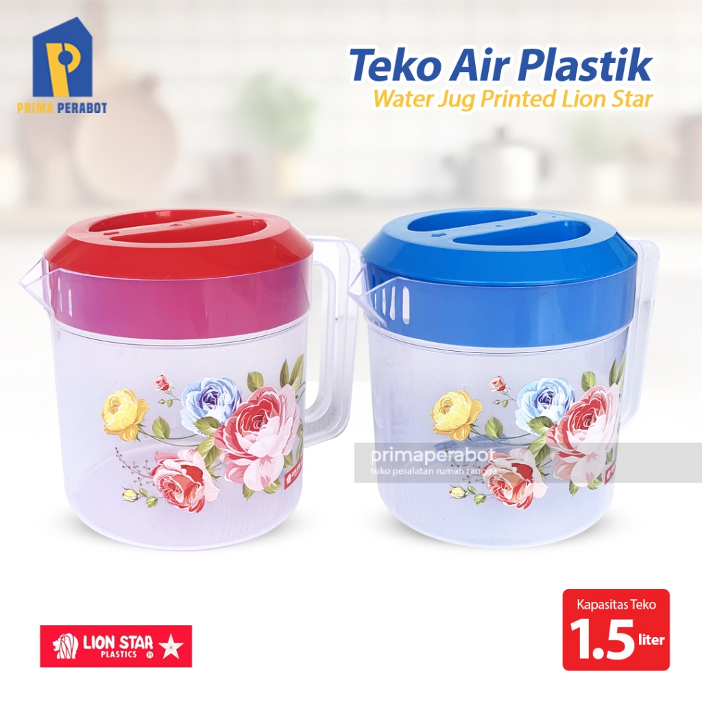 Jual Water Jug 1,5L Teko Ceret Air Plastik Premium Lion Star K-4 | Shopee Indonesia
