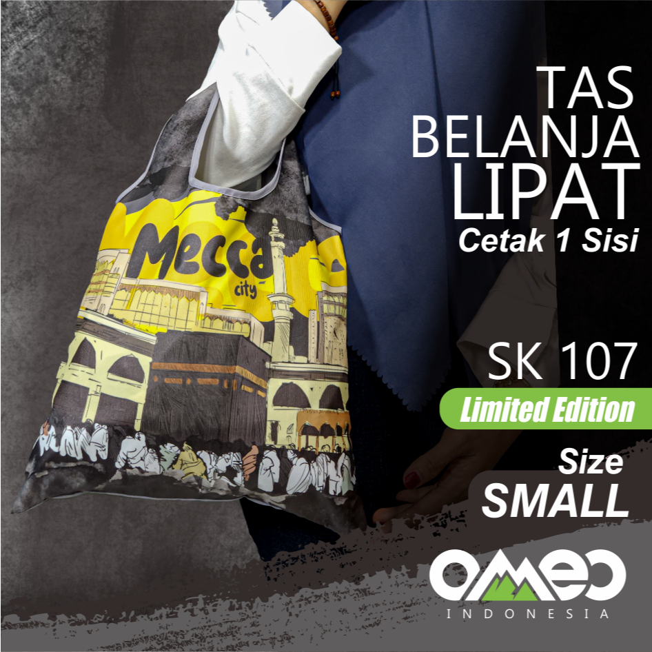 Jual Tas Belanja Lipat / Shopping Bag Full Ptinting EDISI Makkah ...