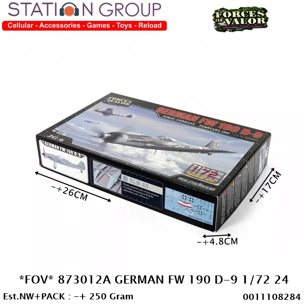 Jual FOV 873012A GERMAN FW 190 D-9 1-72 24 - GUNPLA MODEL KIT | Shopee ...