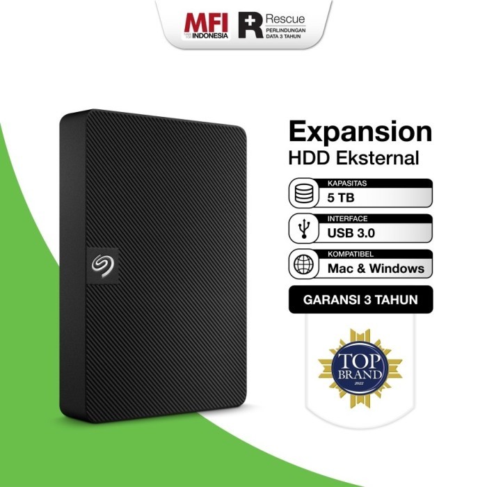 Jual Seagate Expansion Hardisk Eksternal 5TB USB 3.0 New Model | Shopee ...