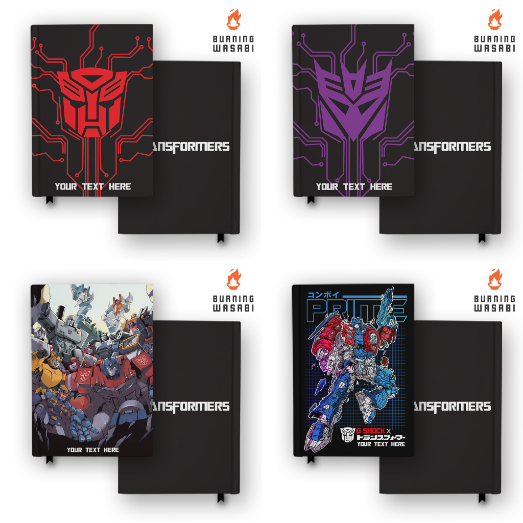 Jual Buku Catatan Notebook Transformers Autobots Decepticon Optimus ...
