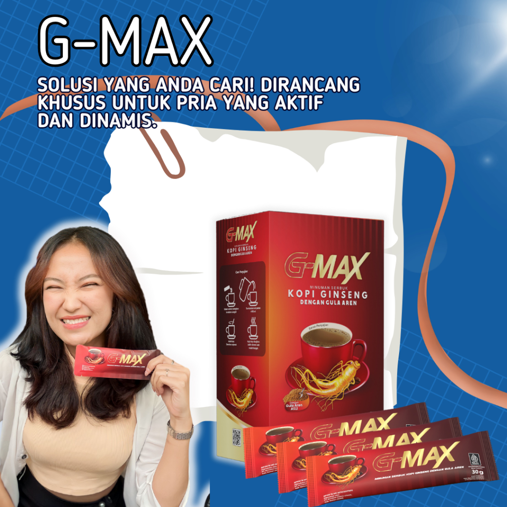 Jual G-MAX Kopi Gingseng gula aren Pria Kopi Kuat Tahan Lama Penambah Stamina Pria | Shopee ...