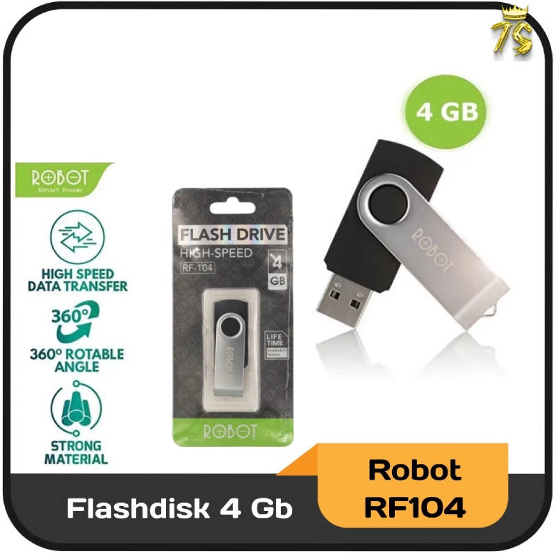 Jual Flashdisk Robot Real Capacity RF-104 4Gb/RF108 8gb/RF116 16gb ...