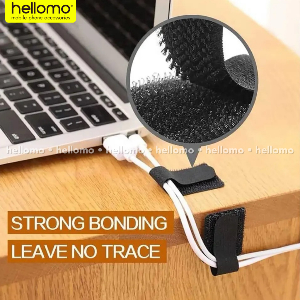 Jual Kabel Velcro Pengikat Cable Organizer Perapih Ties Tempel Dinding ...