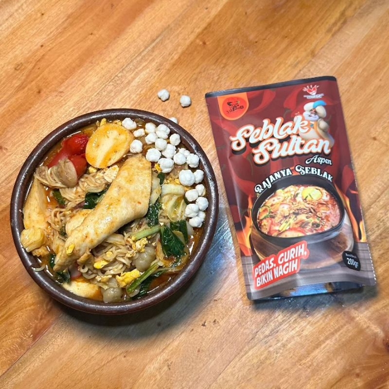 Jual Seblak Instan / Baso Aci Sultan Aspen 250gr Pedas Dan Berempah ...