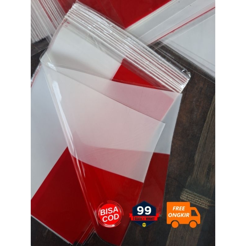 Jual Panjang 5 Meter BENDERA MERAH PUTIH PLASTIK/Bendera Kemerdekaan ...