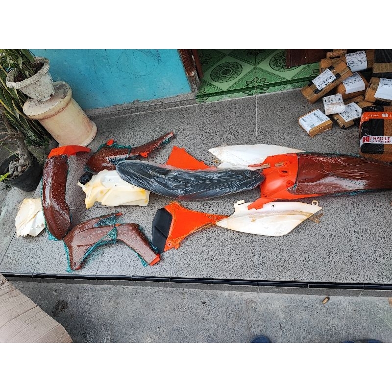 Jual COVER BODY KIT KTM250 KTM 250 2012 OLD RANGKA DOBEL / DELTABOX ...