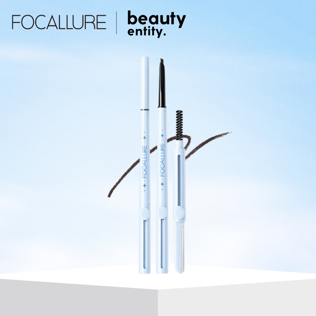 Jual FOCALLURE Pensil Alis 3-in-1 Pro-shaping Kuas & Pisau Cukur Bawaan ...