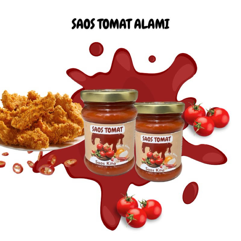 Jual Saos Kita Original Saos Tomat 150g (Dipping, Marinade, Topping ...