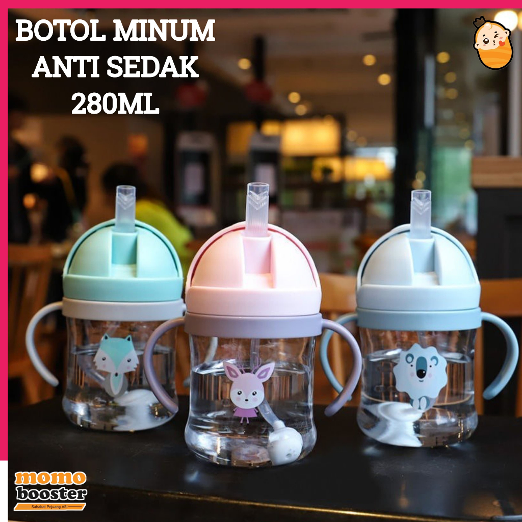 Jual MM Botol Minum Anak Viral 280ML Botol Air Minum Anak Bayi Karakter ...