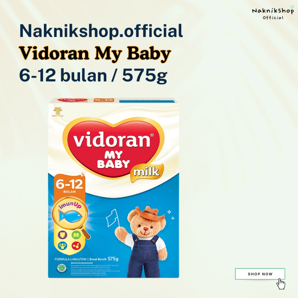 Jual Vidoran Baby 6-12 Bulan/ Milk Imun Up/ 575g | Shopee Indonesia
