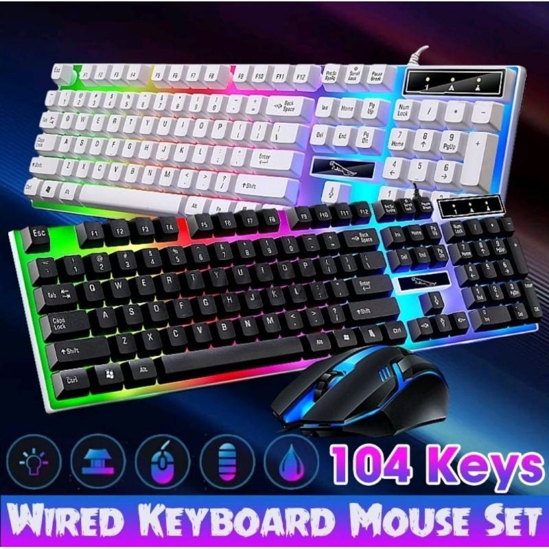 Jual Paket Keyboard Gaming dan Mouse / Set Mouse Mechanical Keyboard ...