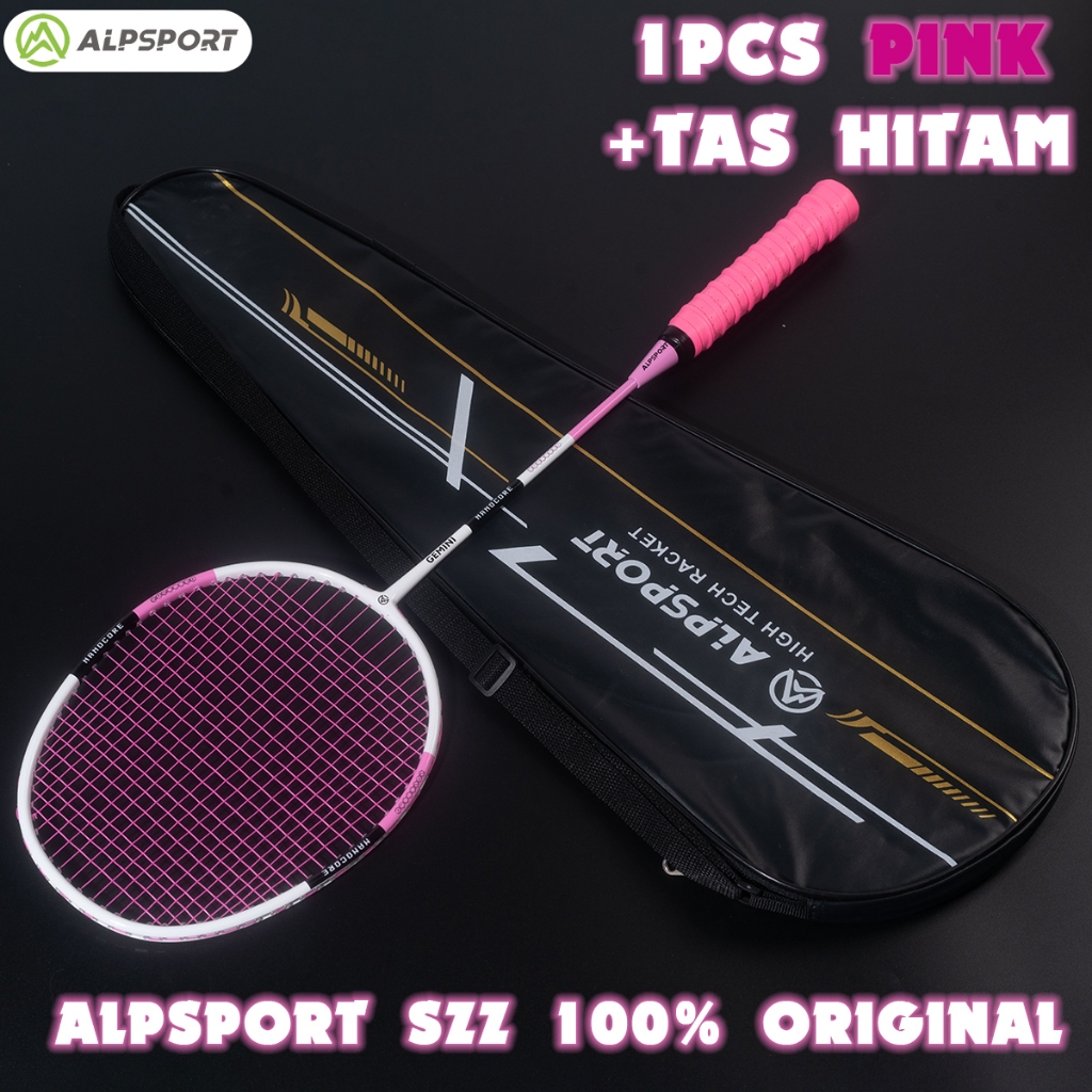Jual ALPSPORT DF 8U Max 30LBS Raket Bulutangkis Pink Yang Dirancang ...