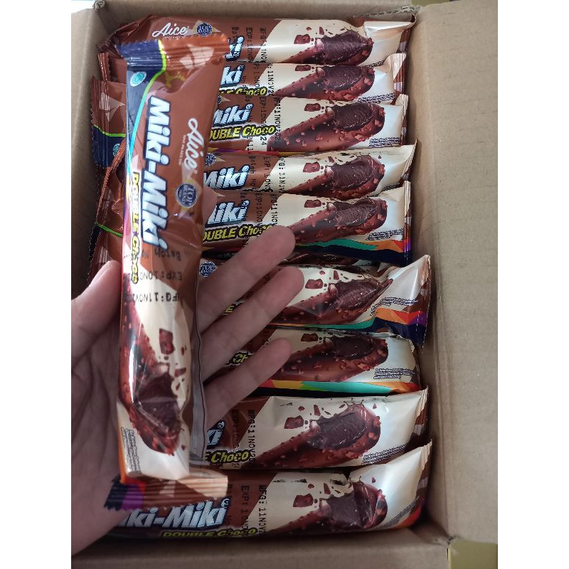 Jual Es Krim Ice Cream Eskrim Aice Miki Miki Double Choco Bandung ...