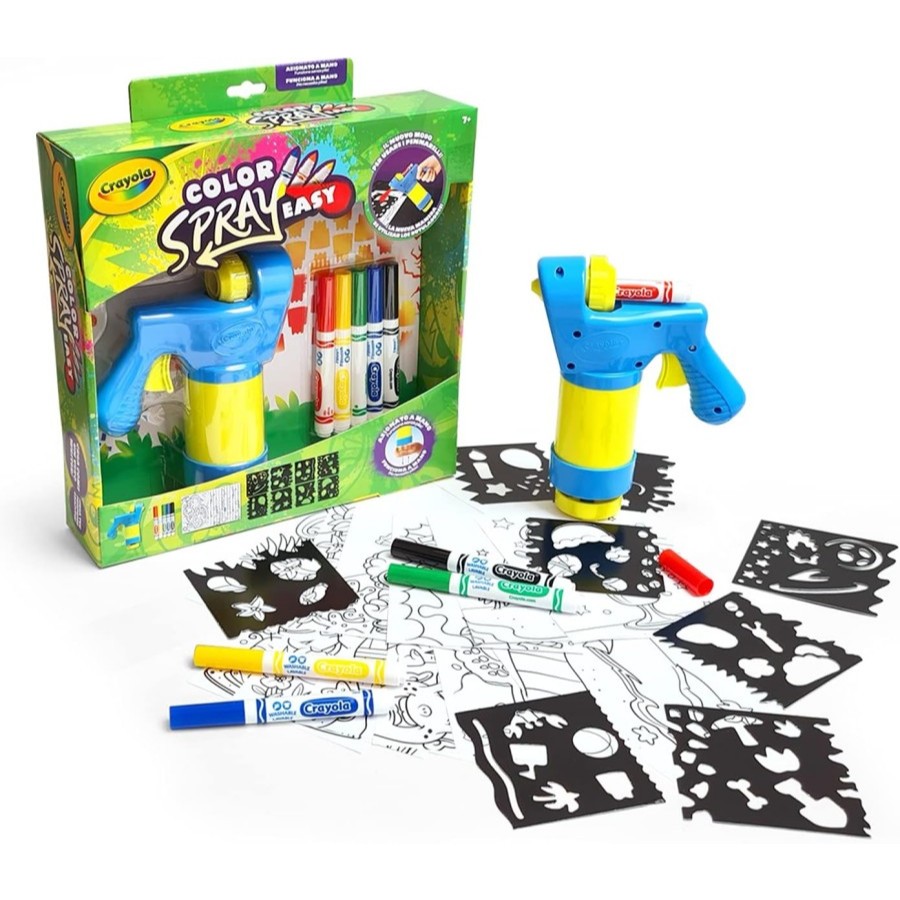 Jual CRAYOLA Mini Marker Sprayer Marker Airbrush Kit | Shopee Indonesia