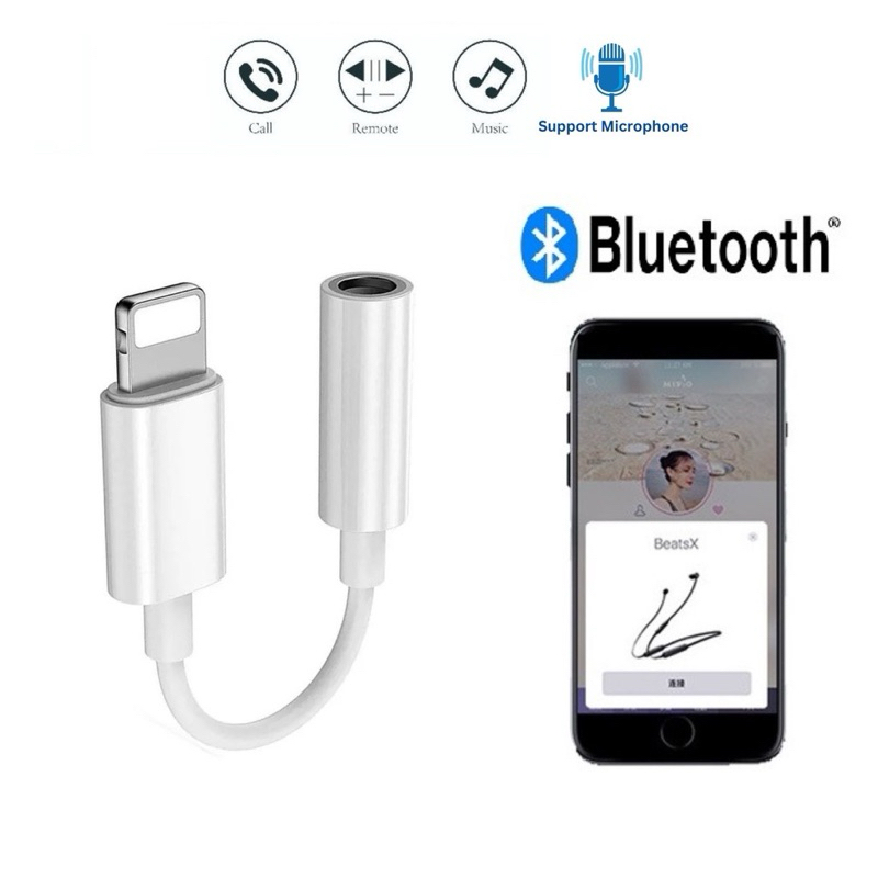 Jual Convertor iphone Lightning to 3.5 mm Headphone Audio Jack Adapter ...