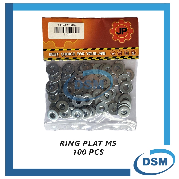 Jual RING PLAT M 5 - RING PLAT BAUT M5 ISI 100 PCS | Shopee Indonesia