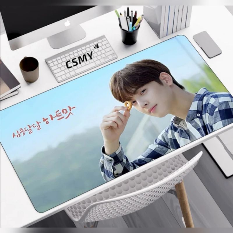 Jual KPOP cha eun woo mouse pad PC custom | Shopee Indonesia