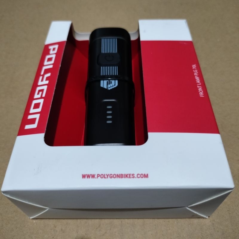 Jual Front Lamp Polygon PLG-70L lampu depan sepeda Polygon usb | Shopee Indonesia