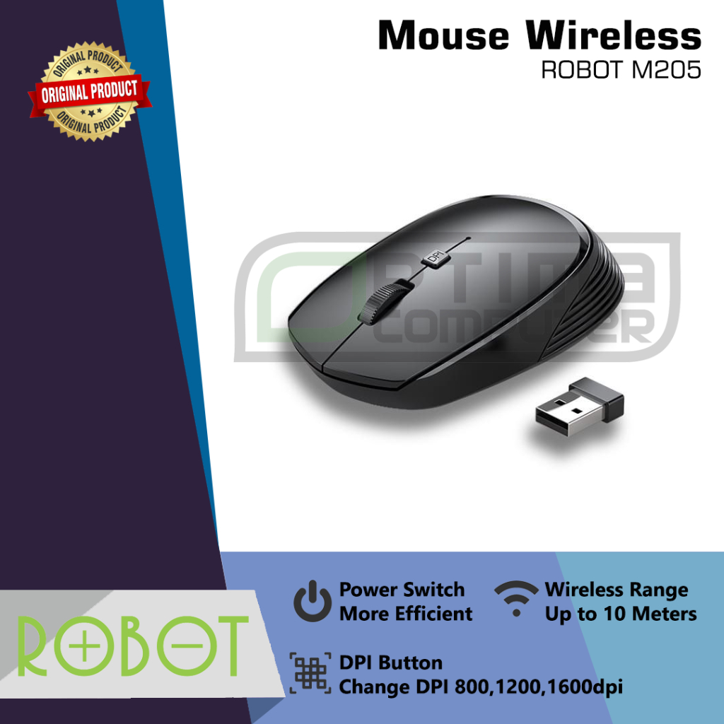 Jual Mouse Wireless Robot M205 | Shopee Indonesia