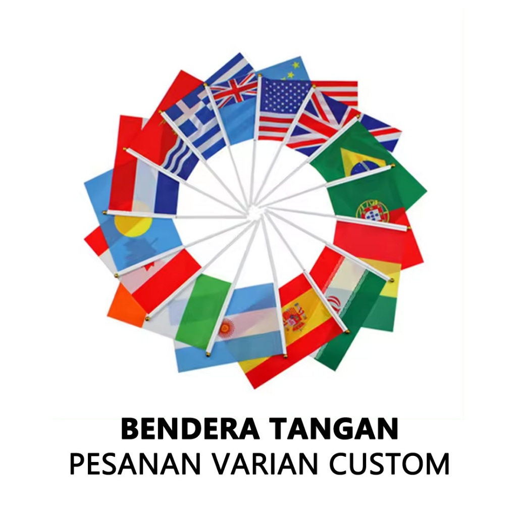 Jual Bendera Tangan Pesanan / Custom Handfag Grosir | Shopee Indonesia