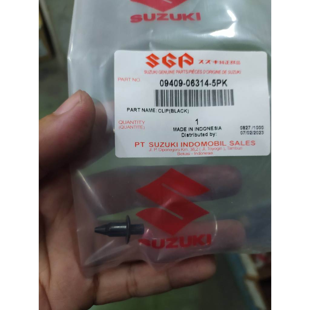 Jual KLIP BODY UNTUK SEMUA TIPE MOTOR SUZUKI ASLI SGP(09409-06314-5PK ...