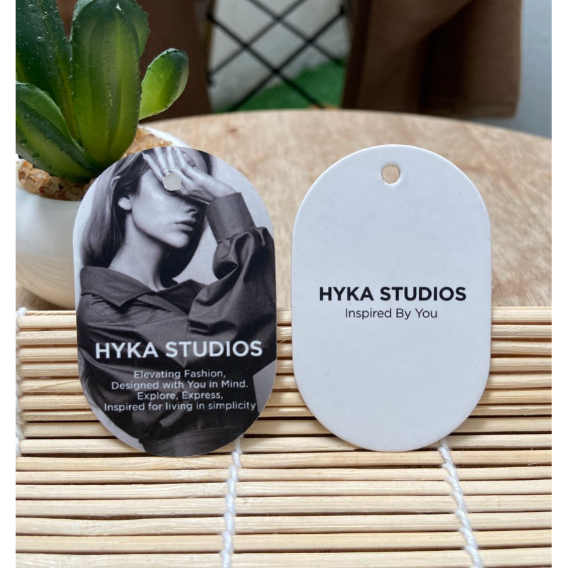 Jual (FREE DESIGN) Label hangtag baju full color 2sisi label hijab ...