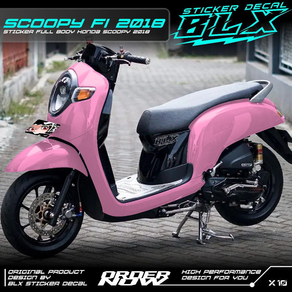 Jual (COD) TERBARU Decal Sticker Motor Scoopy Fi 2017 2018 2019 2020 ...