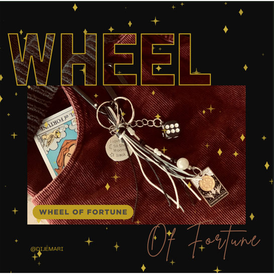 Jual Dijemari carabiner keychain wheel of Fortune (Tarot edition ...