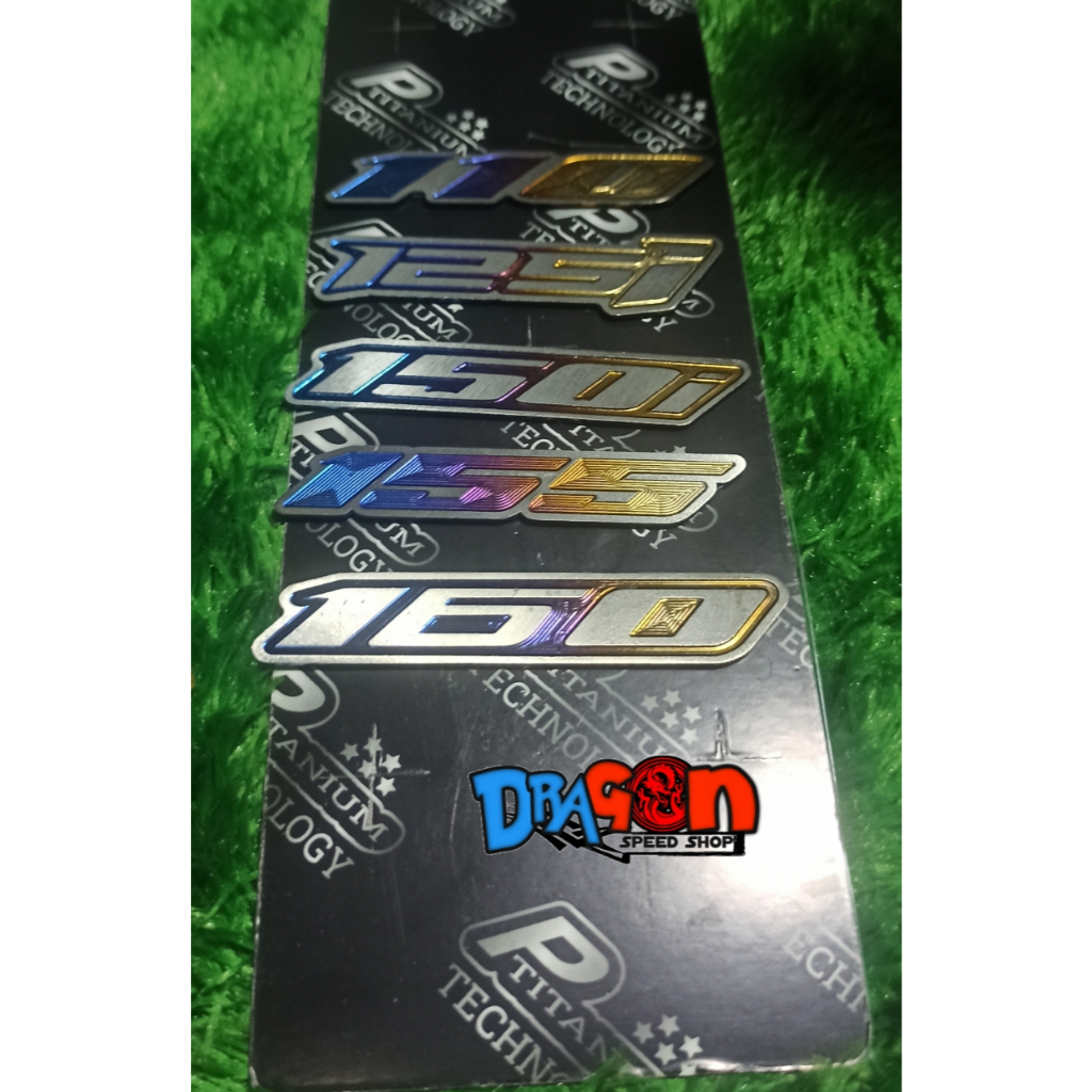 Jual Emblem logo titanium 110 125i 150i 155 160 cc original vietnam 1 ...