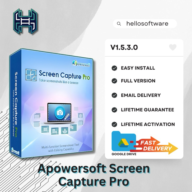 Jual Apowersoft Screen Capture Pro 1.5.3.0 Full Version (Versi Terbaru) | Shopee Indonesia