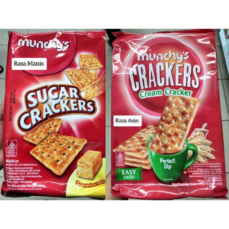 Jual Munchy's Crackers / Munchys Sugar Crackers / Munchys Cream ...