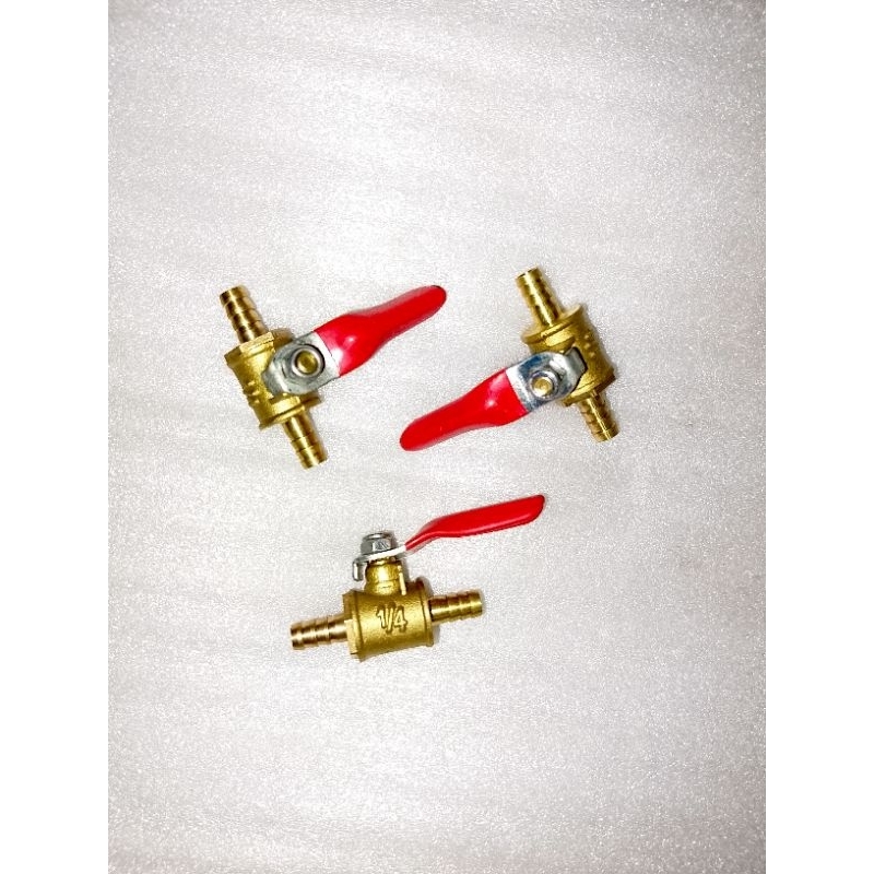Jual Kran Angin Kompresor / Bensin Motor Kuningan Ukuran 1/4" Inch | Shopee Indonesia