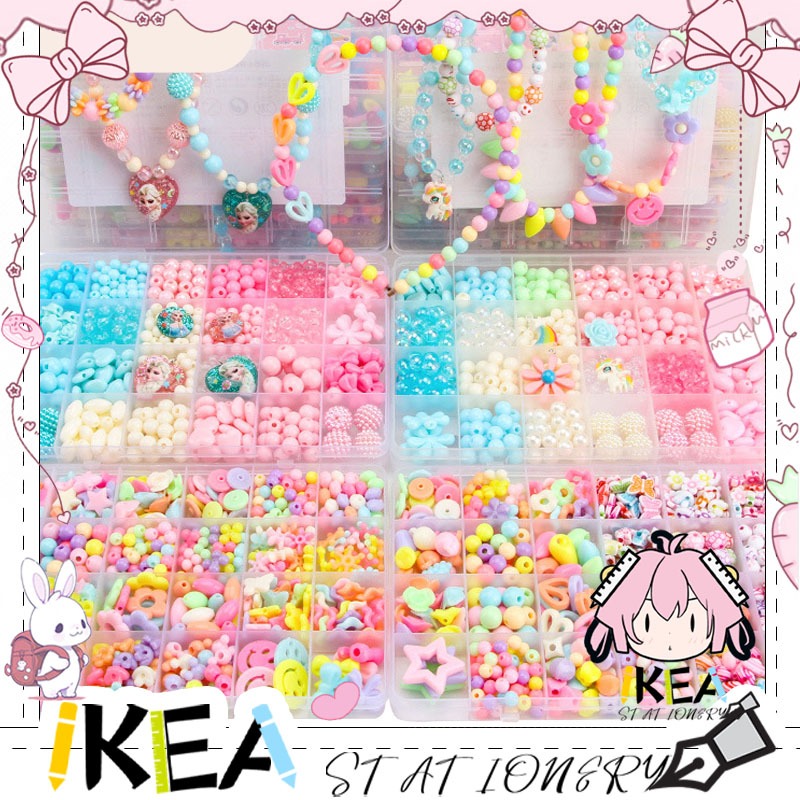 Jual IKEA-Meronce Manik 24 Sekat Besar/ Set Kotak Manik Meronce/ Mainan ...