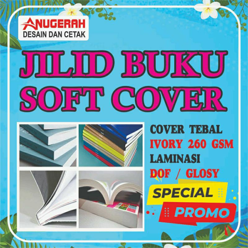Jual Cover buku Finishing Jilid Soft Cover/HardCover ( Jilid+ Cover ...
