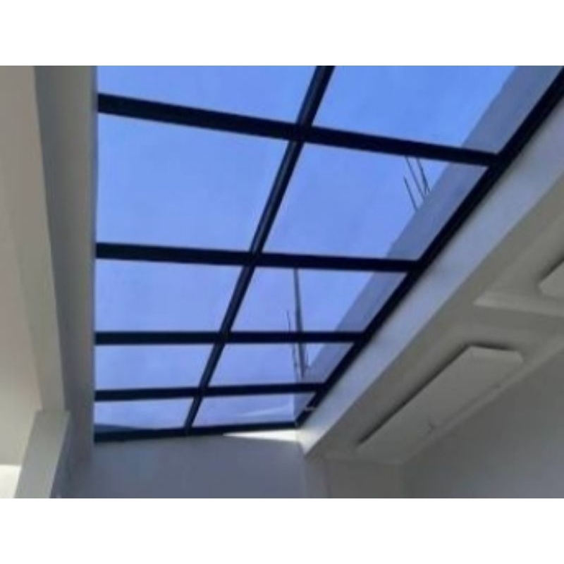 Jual kanopi sliding manual bahan baja ringan atap solarflat asli ...