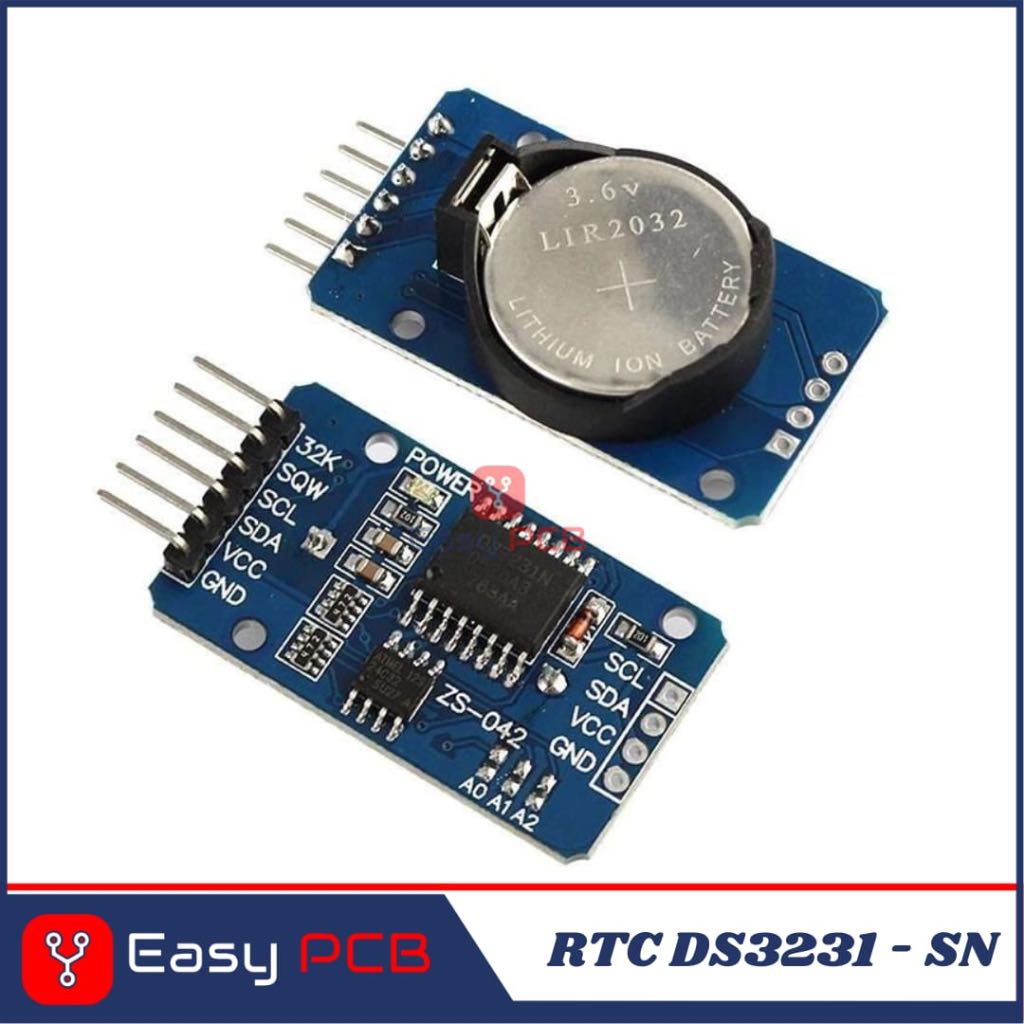 Jual RTC DS3231 SERI SN REAL TIME CLOCK I2C + BATTERY | Shopee Indonesia Jual RTC DS3231 SERI SN REAL TIME CLOCK I2C + BATTERY | Shopee Indonesia