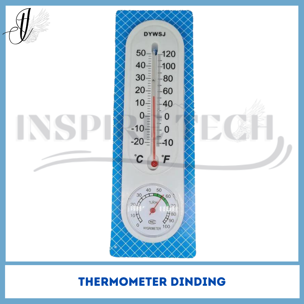 Jual THERMOMETER DINDING PENGUKUR KELEMBAPAN SUHU RUANG THERMOMETER ...